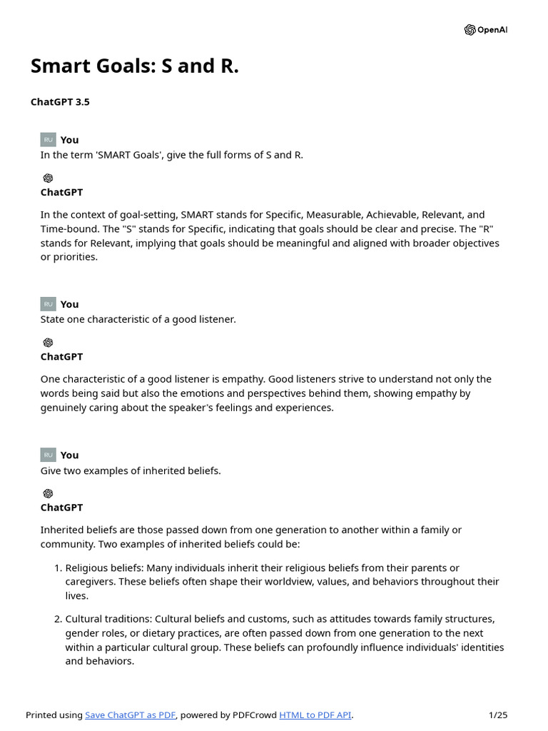 Soft Skills Smart Goals - S and R | PDF | Self Esteem | Motivation