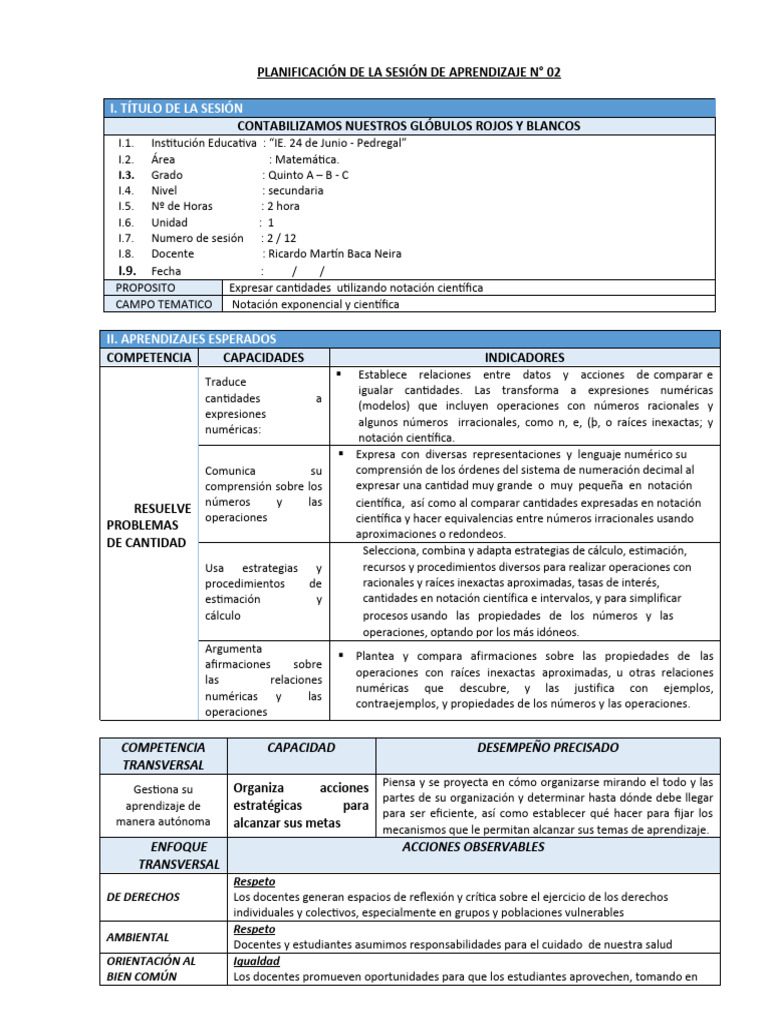 Mat5-U1-Sesion 02 | PDF