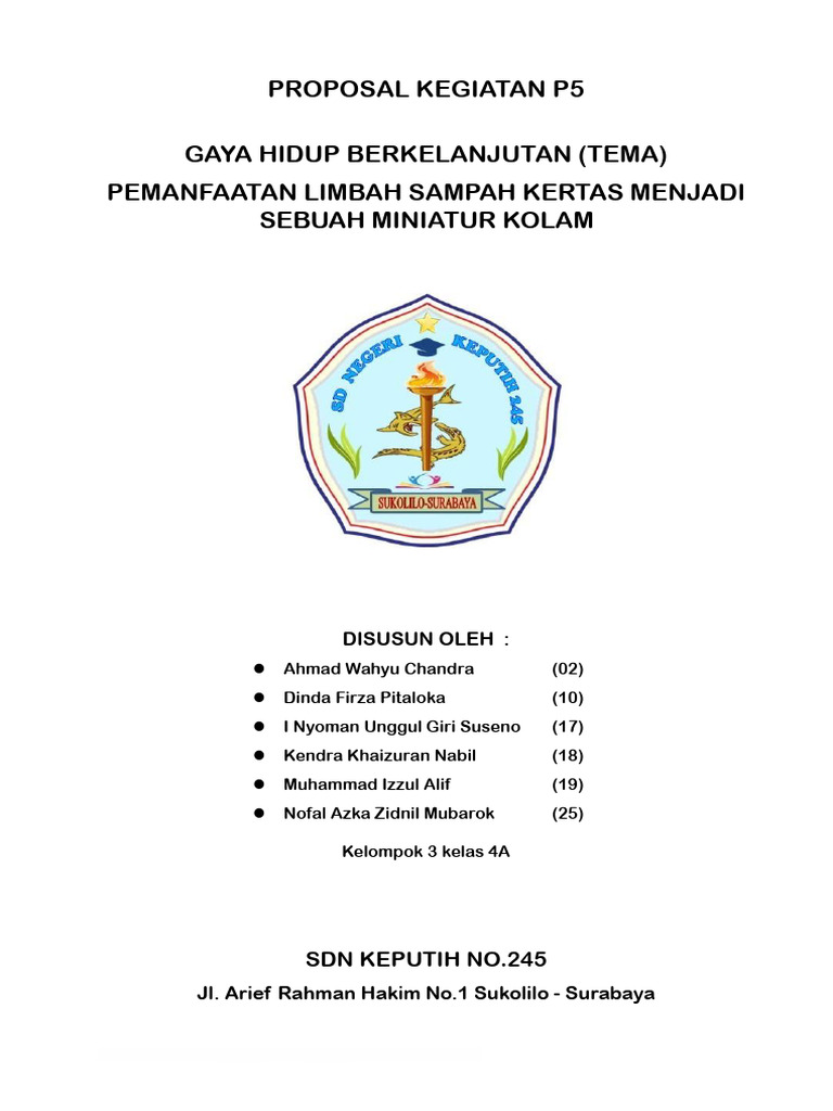 Proposal P5 Kelompok 3 | PDF