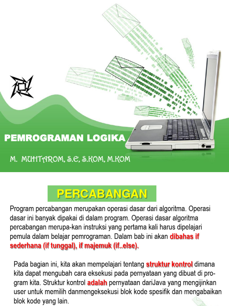 Panduan Pemrograman Logika Java | PDF | Komputer
