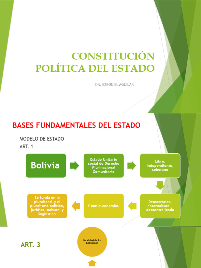 Constitución Política Del Estado | Descargar gratis PDF | Bolivia ...