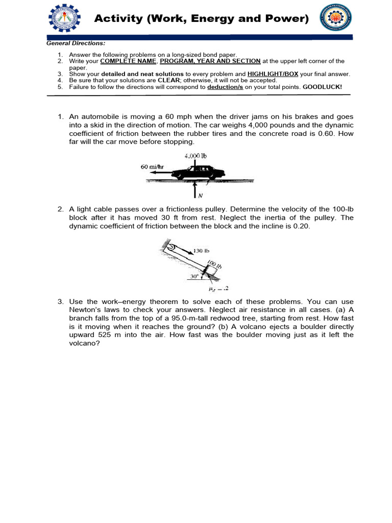 Activity Physics | PDF