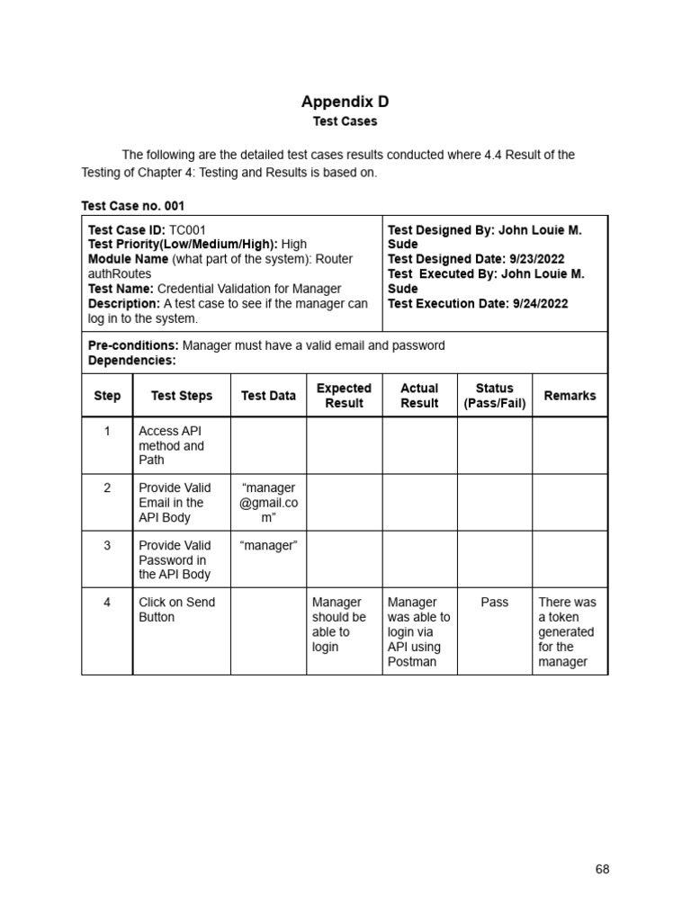 Sample Test Cases | PDF | Password | Login