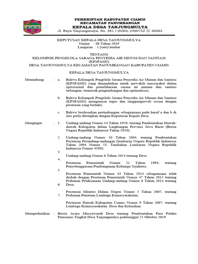 Draf SK Kpspams | PDF