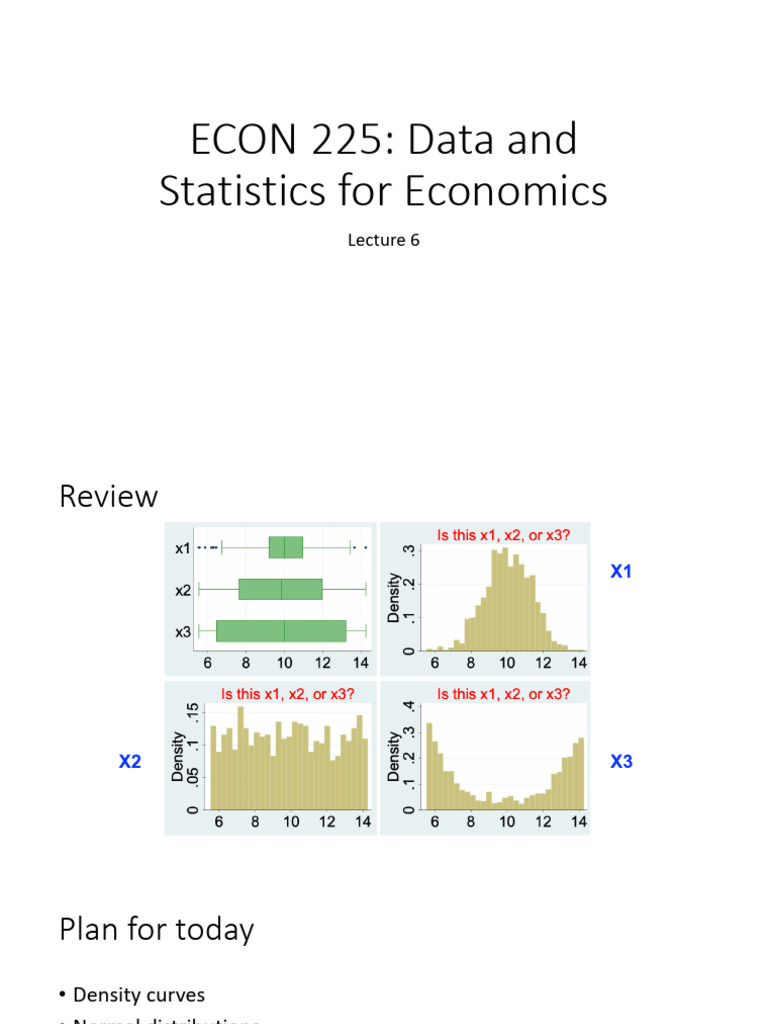 Lecture 6 Pdf Standard Deviation Normal Distribution 