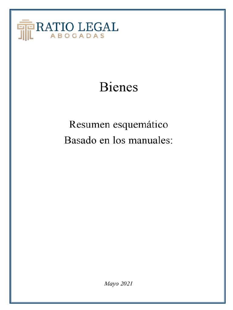 Bienes | PDF