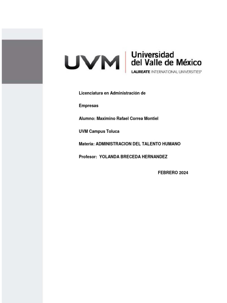 Act#3 Cuadrocom MRCM | PDF | Derecho laboral | Business