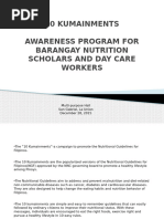 Hugot Lines For Slogan Nutrition Month | PDF