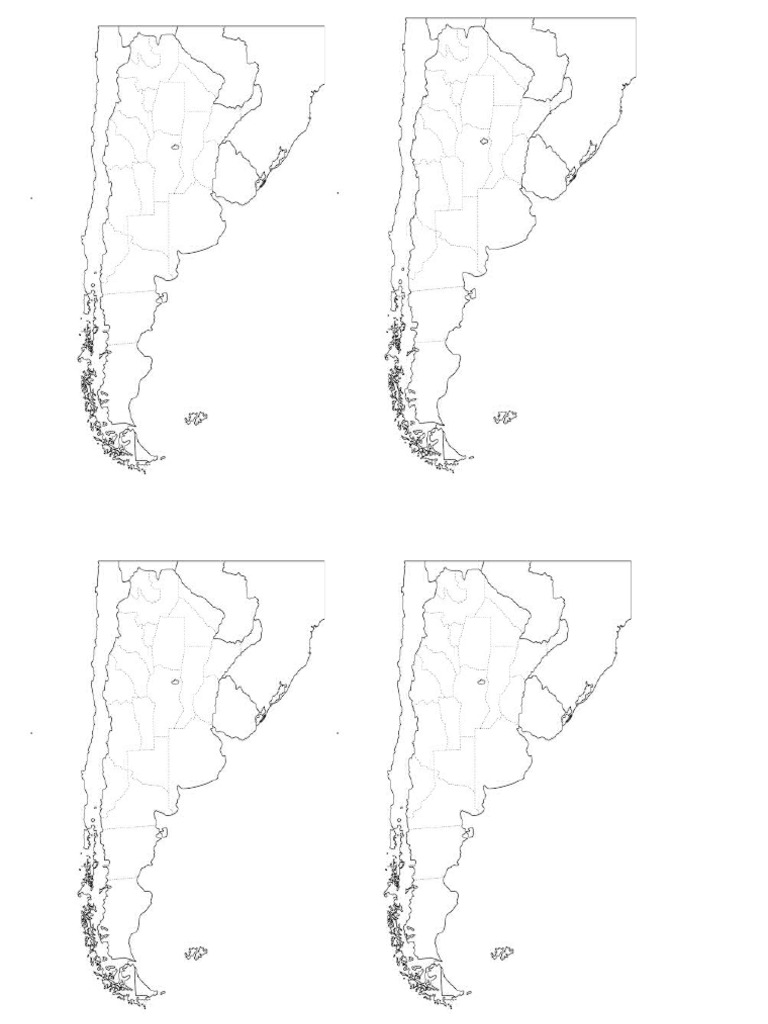 Argentina Mapa Imprimir | PDF