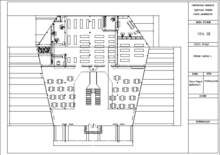 DENAH perpustakaan umum LT.1 | PDF