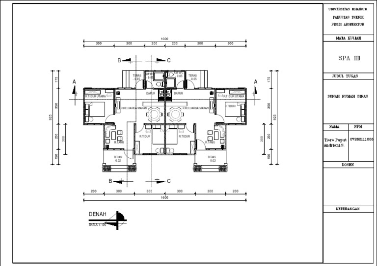 DENAH RUMAH DINAS | PDF