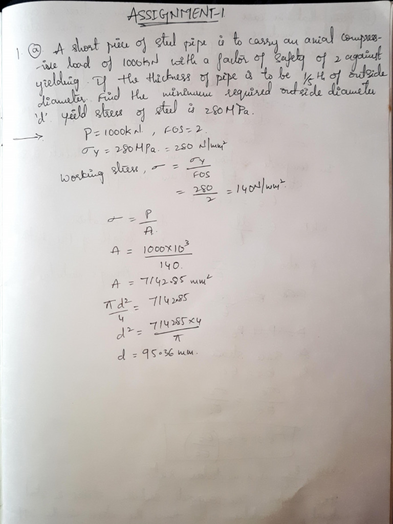 SOM 1st Assignment-1 | PDF