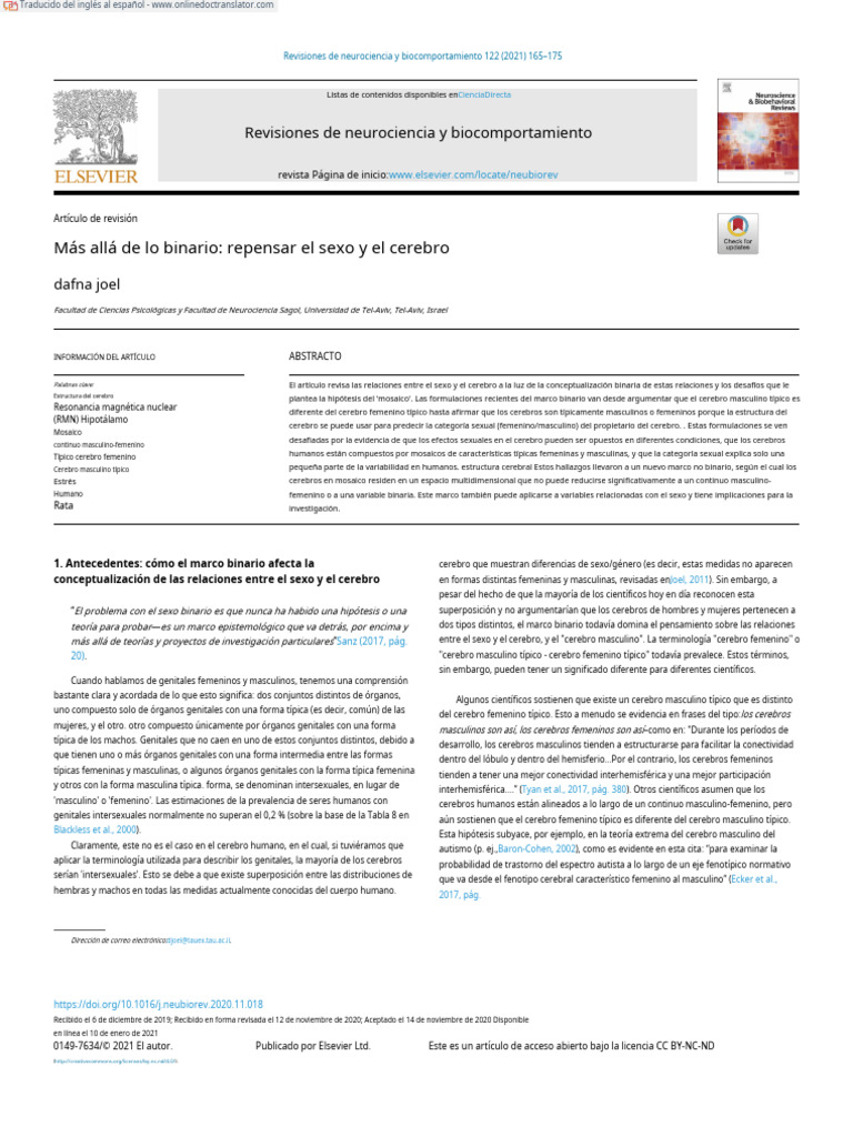 Paper 1 Neuro - En.es | PDF | Cerebro | Testosterona