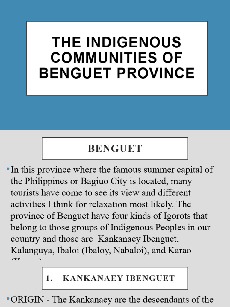 Indigenous Tribes of Benguet Province | PDF | Mummy | Wedding
