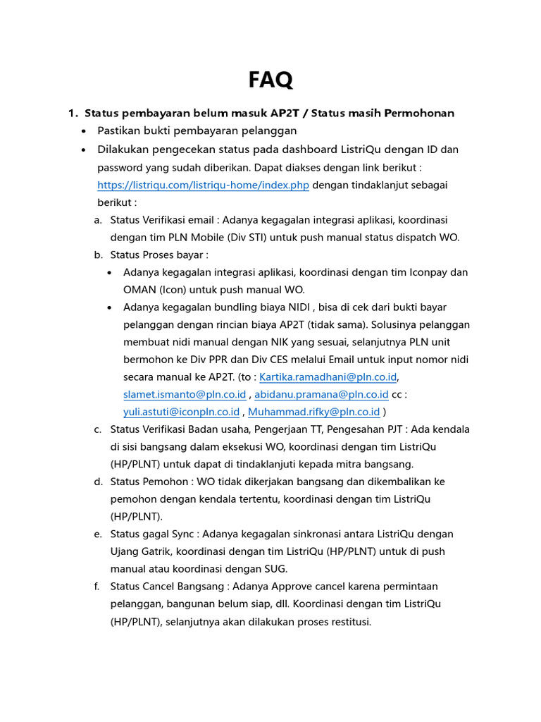 FAQ Operasional LSP Plus | PDF