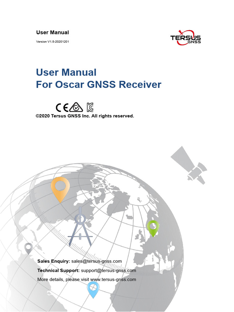 Tersus Manual | Download Free PDF | Battery Charger | Usb Tersus Manual | Download Free PDF | Battery Charger | Usb