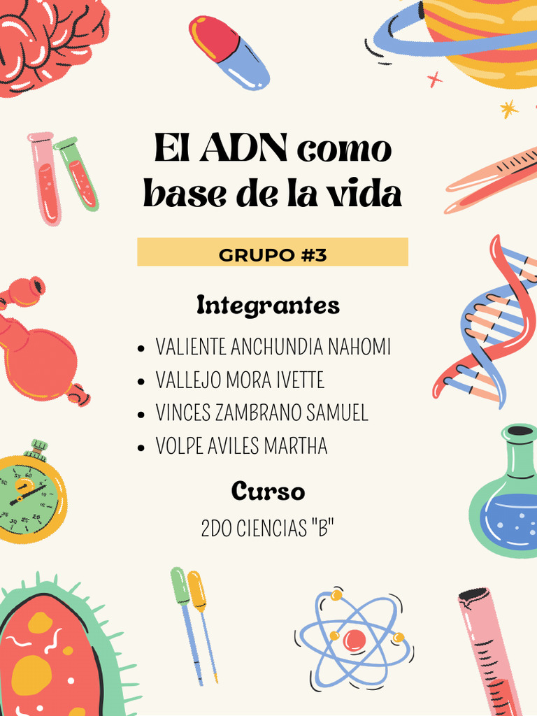 El ADN Como Base de La Vida | PDF | Rna | Adn