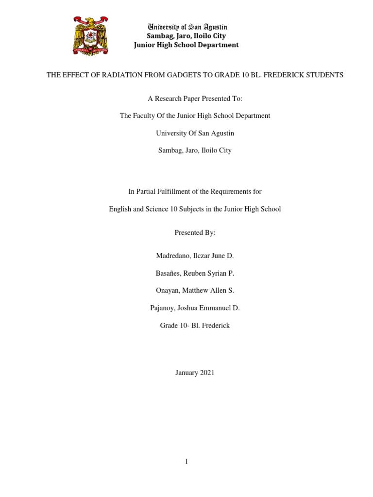 10 Bl. Frederick Group 5 Final Research Proposal | PDF | Survey Methodology | Brain Tumor