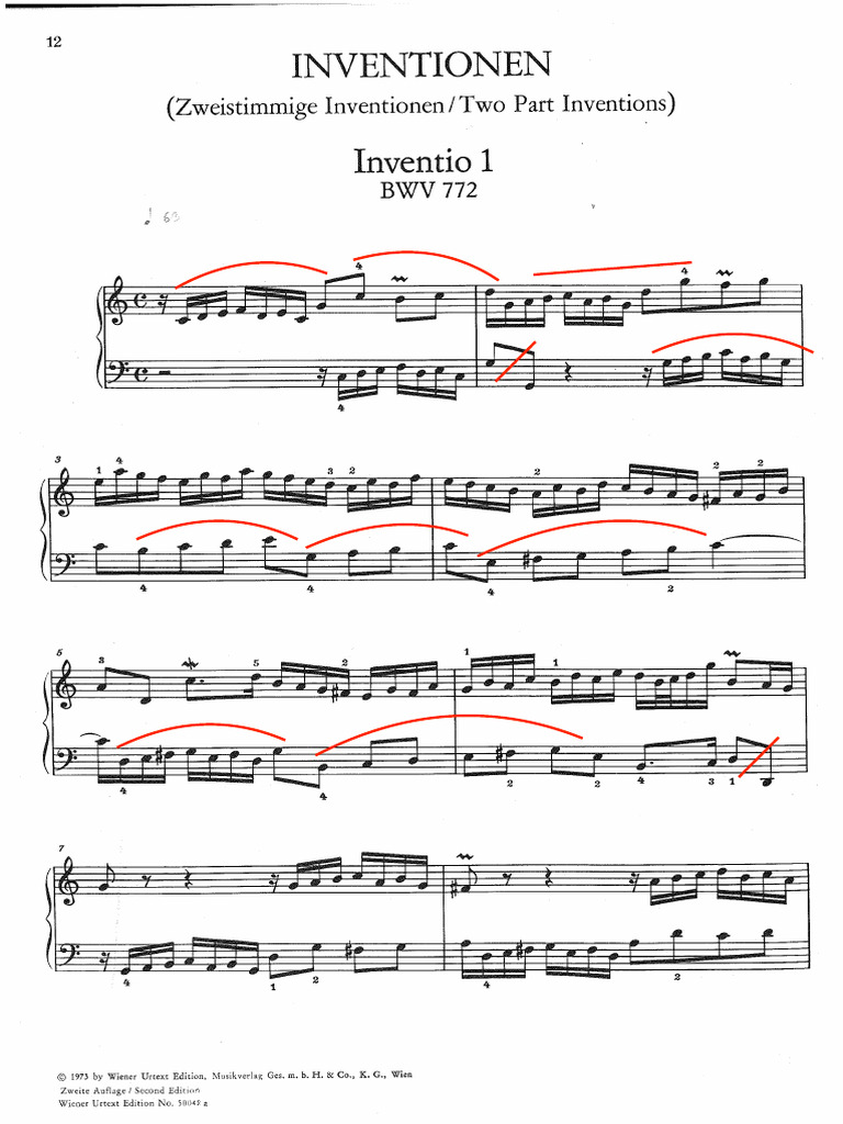 Bach - Inventions 2v-Urtext | PDF