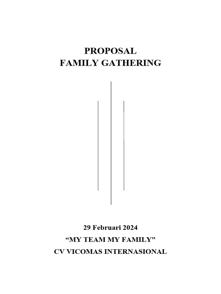Proposal Family Gathering | PDF | Karier & Perkembangan