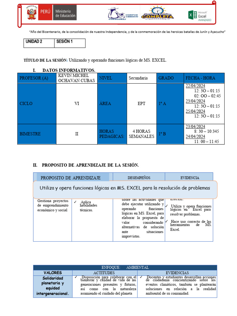 Ept 1 Sesion 5 | PDF | Enseñando | Evaluación