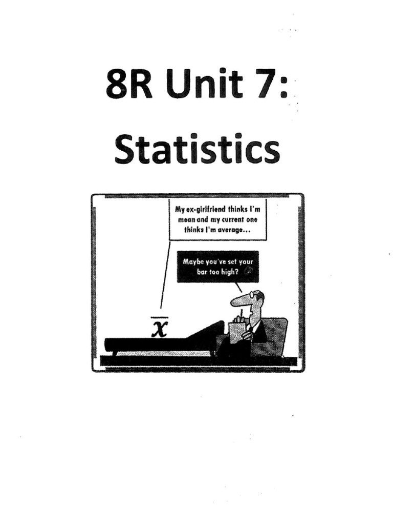 8R Statistics Packet | PDF