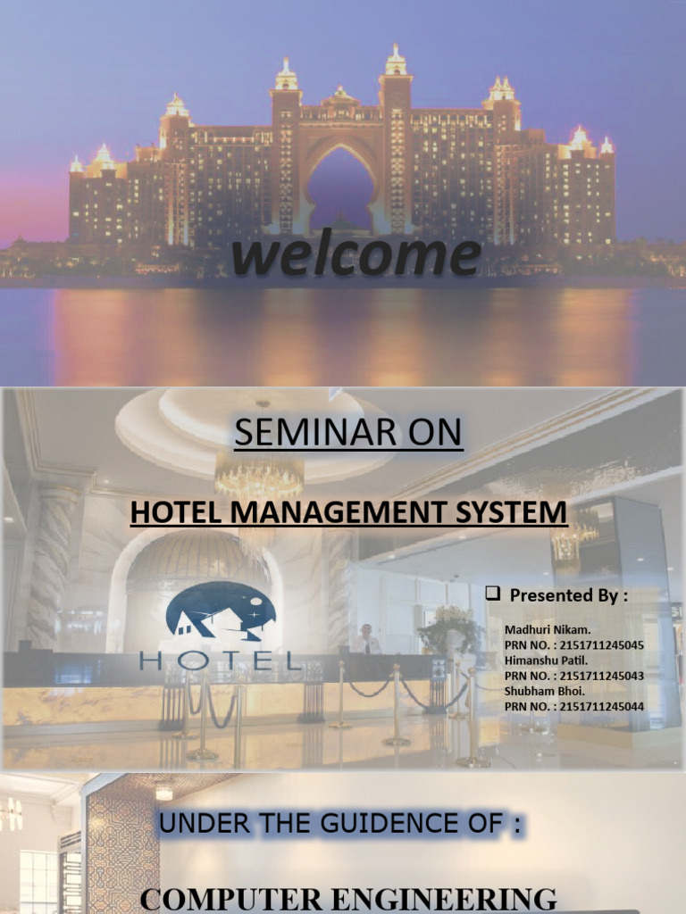 Hotel Management System Overview | PDF | Credit Card | Information Technology
