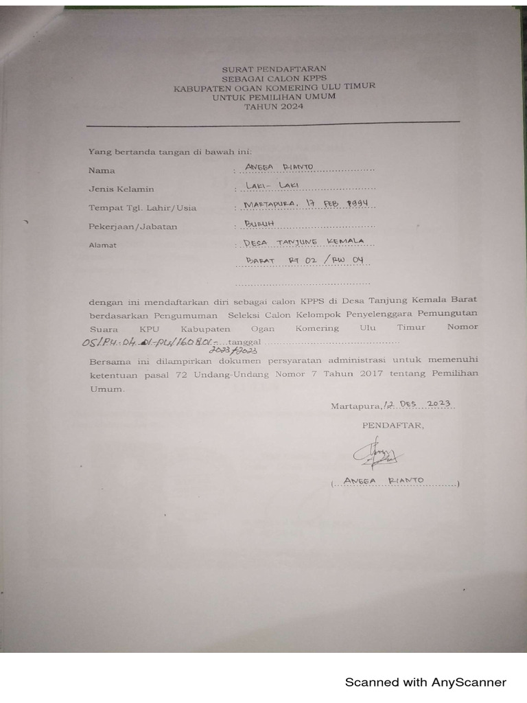 Angga Rianto TPS 03 | PDF