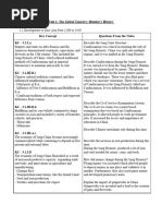 AP World History - Unit 1 Study Guide | PDF | China | World Politics