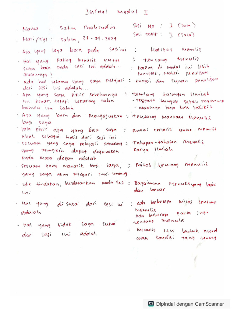 Jurnal Modul 1 | PDF