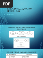 Modul 11 Analisis PLS4 - Variabel Moderat | PDF