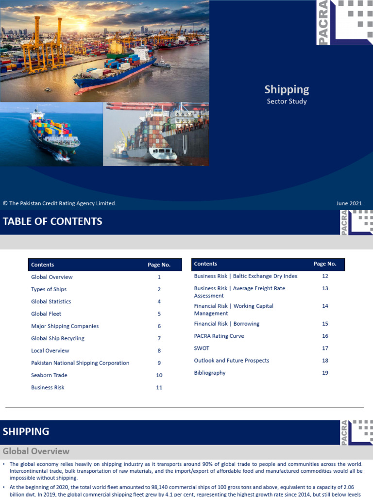 PACRAResearch Shipping June 21 | PDF | Oil Tanker | Ships