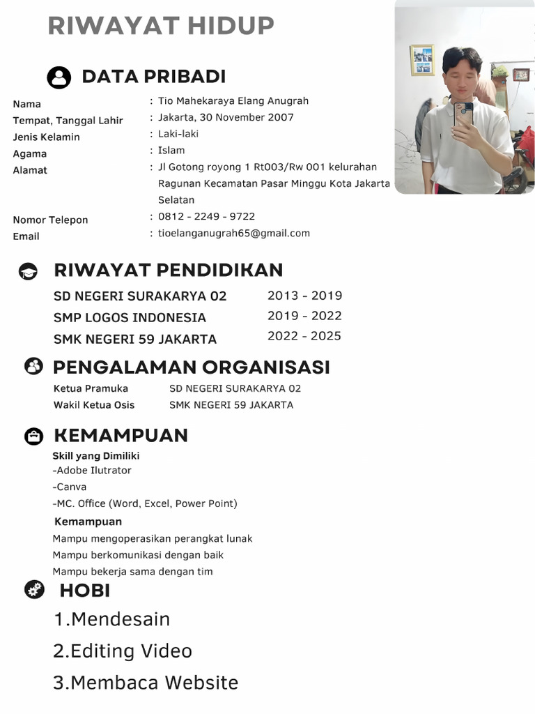 CV Tio Mahekaraya Elang Anugrah - SMKN 59 Jakarta - XI DKV 2 | PDF