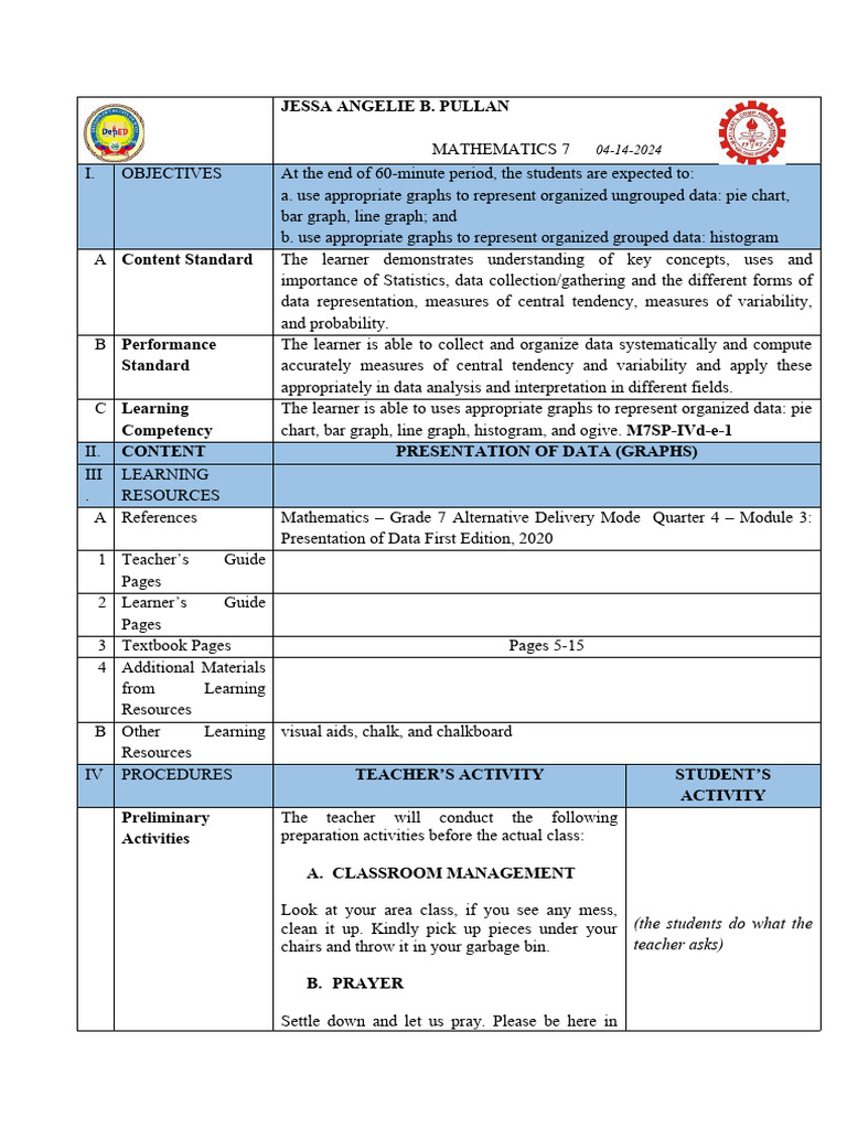 PRESENTATION-OF-DATA-GRAPHS | PDF | Histogram
