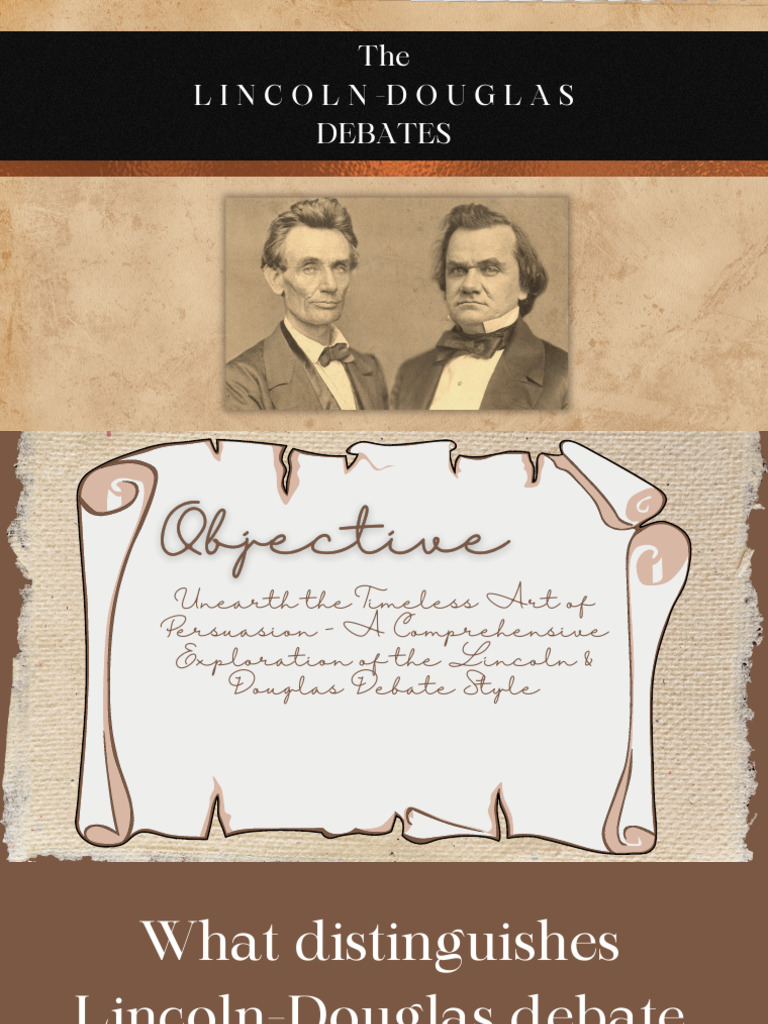 The Lincoln-Douglas Debate | PDF | Utilitarianism