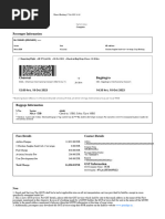 Itinerary 6e | PDF | Airport | Travel Visa