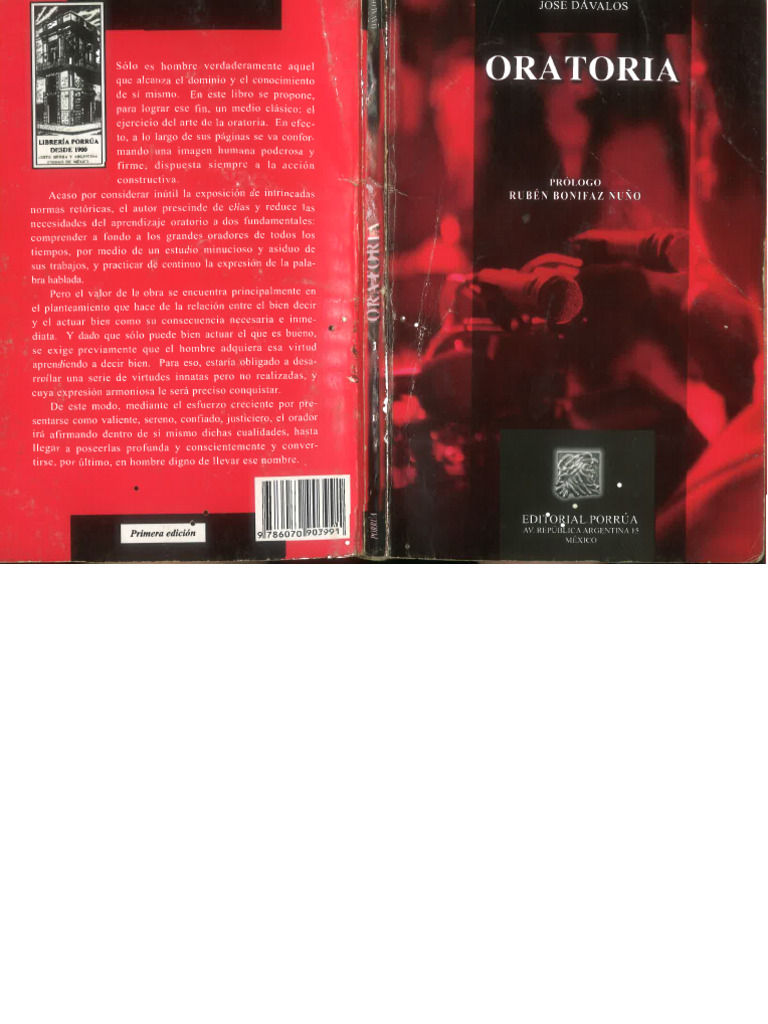 Oratoria -- Jose Davalos | PDF