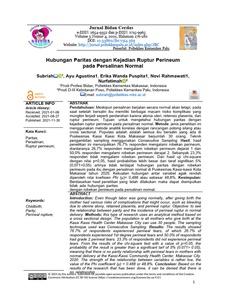 Jurnal Persalinan Panum | PDF