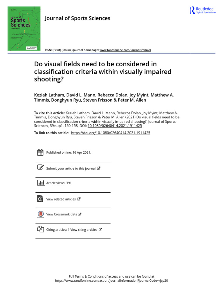 Do Visual Fields Need To Be Considered in Classification Criteria ...