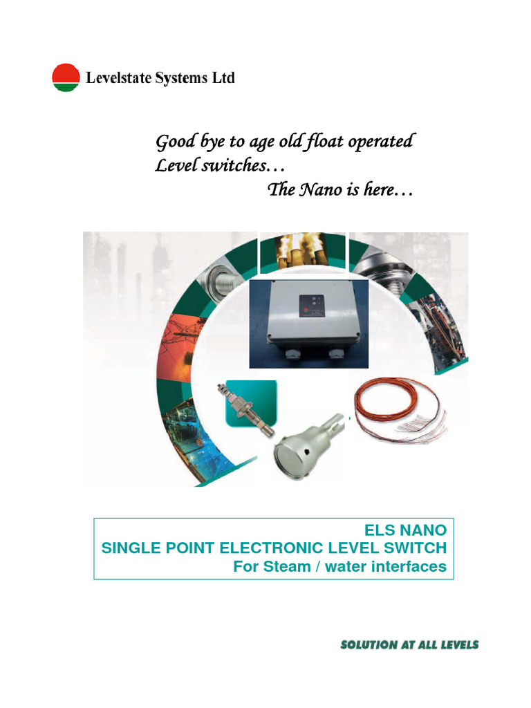 ELS Nano: Advanced Electronic Level Switch | PDF | Pipe (Fluid ...