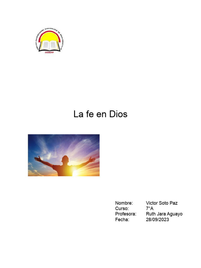 Qué es la fe | PDF