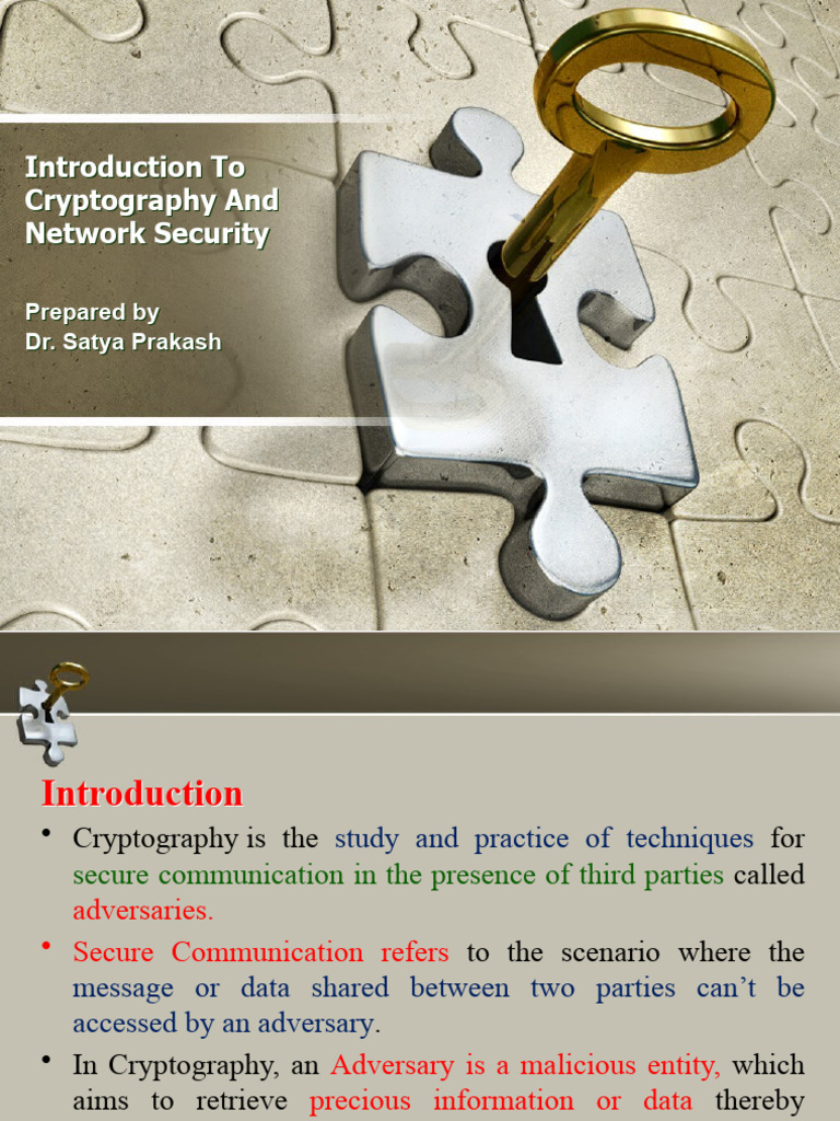 2023.08.04 - Introduction To Cryptography and Network Security - 04.08.2023 | PDF | Cryptography ...