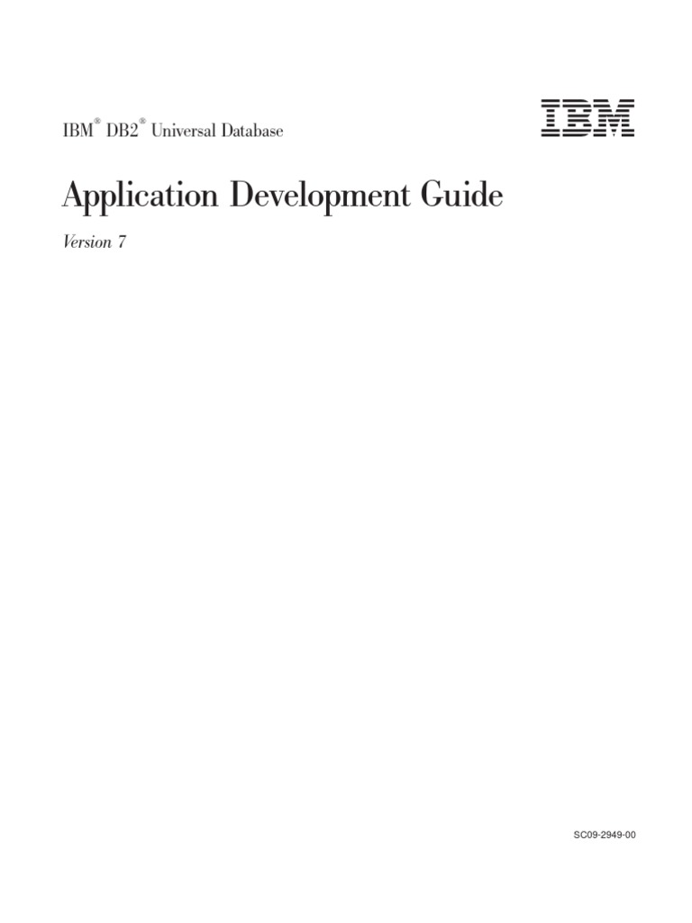 DB2 - Application Development Guide | PDF | Databases | Sql