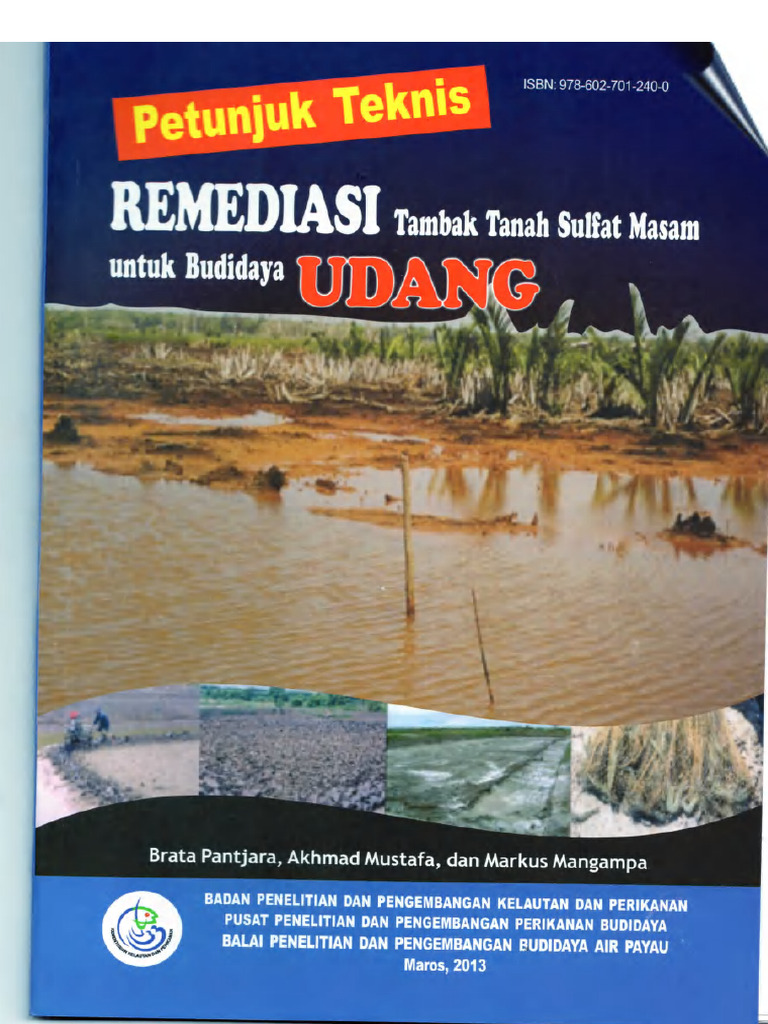 10 - Edisi I 2013 Remediasi Tambak Tanah Sulfat Masam Untuk Budidaya ...