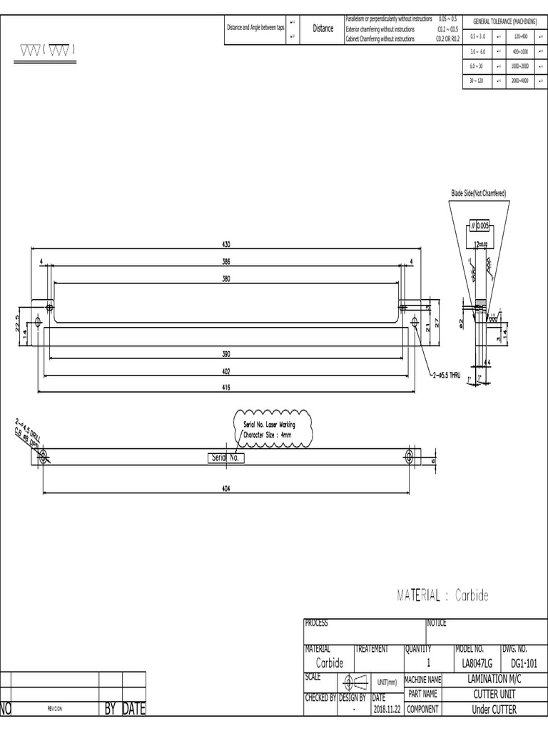 Lami Upper Cutter and Under Cutter (2 Type) - REV1.0-Model | PDF | Tools