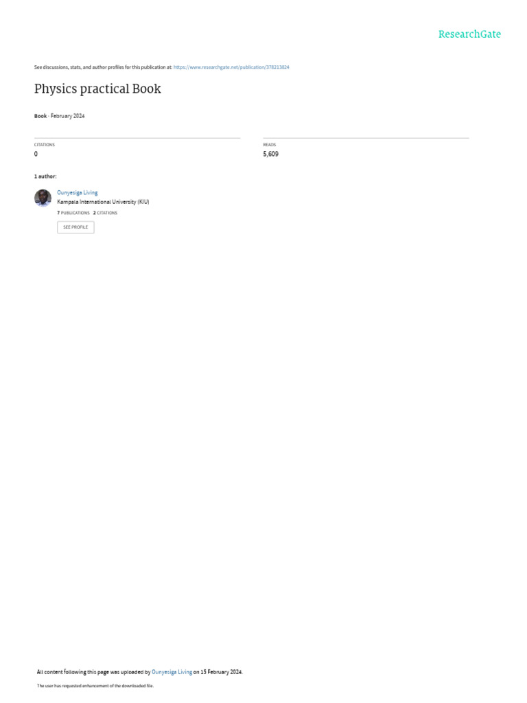 Physics Practicals 3 Pdf Observational Error Significant Figures