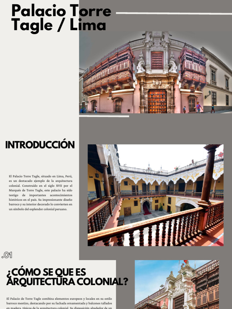 Palacio Torre Tagle Lima | PDF | Diseño arquitectonico | Arquitectura