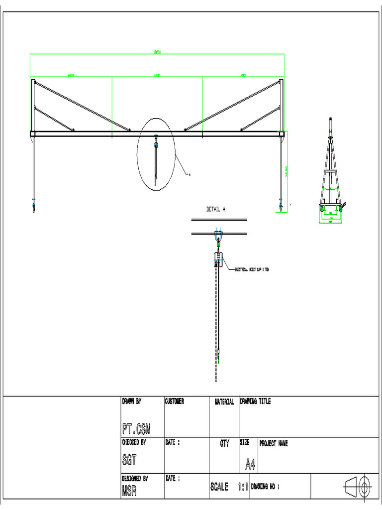 Crane Model | PDF