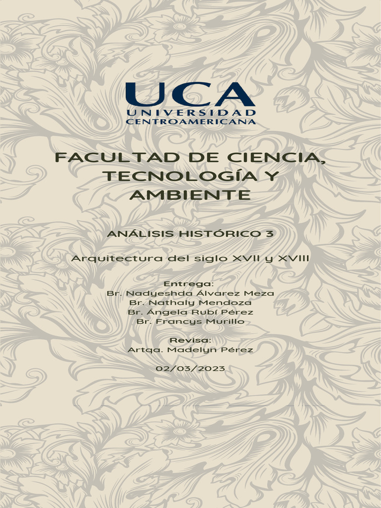 Arquitectura Del Siglo XVll y XVlll_MAlvarez_NMendoza_FMurillo_APerez ...