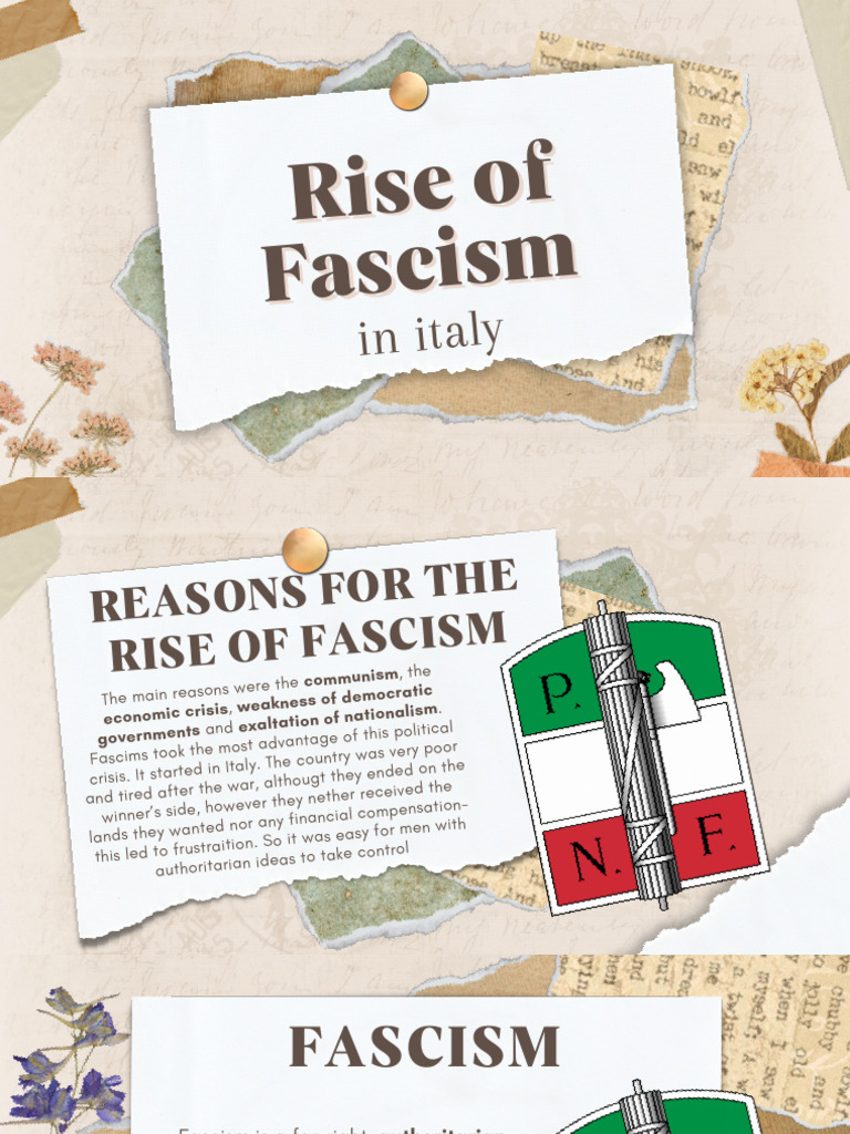 Reasons for Fascism's Rise in Italy | PDF | Benito Mussolini | Fascism
